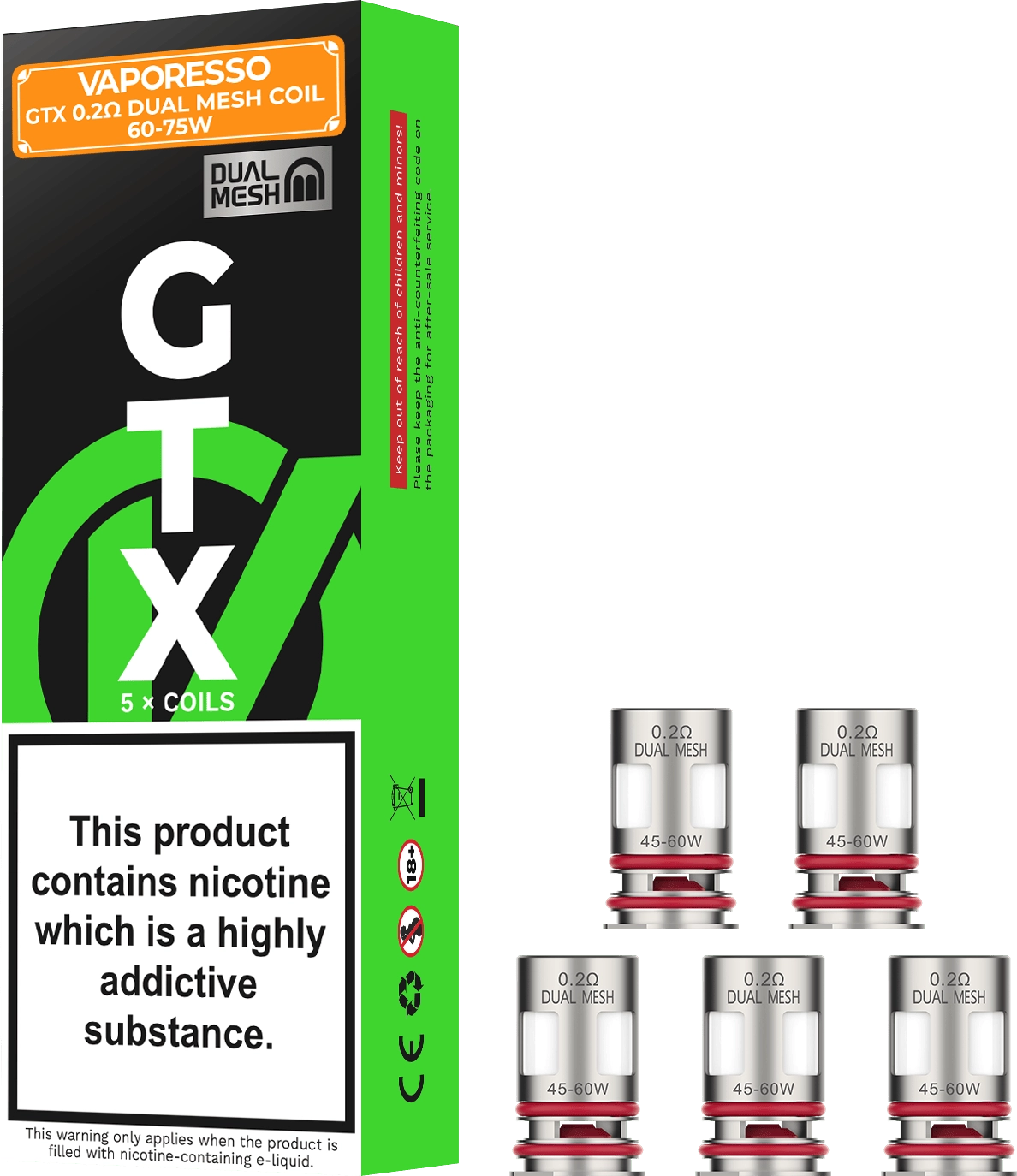 VAPORESSO GTX Coils - High-Quality Vape Coils