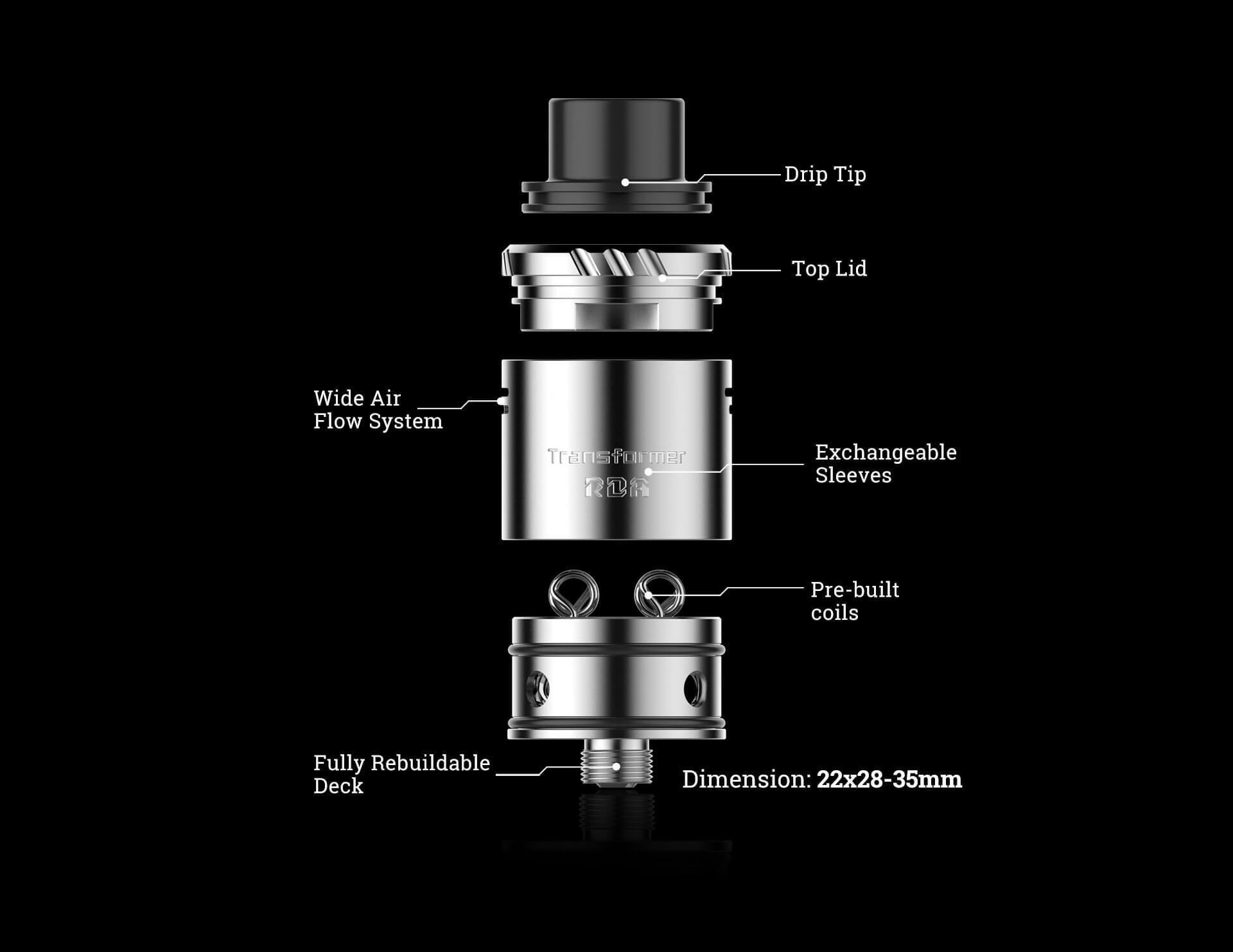 Transformer RDA Atomizer | Vaporesso